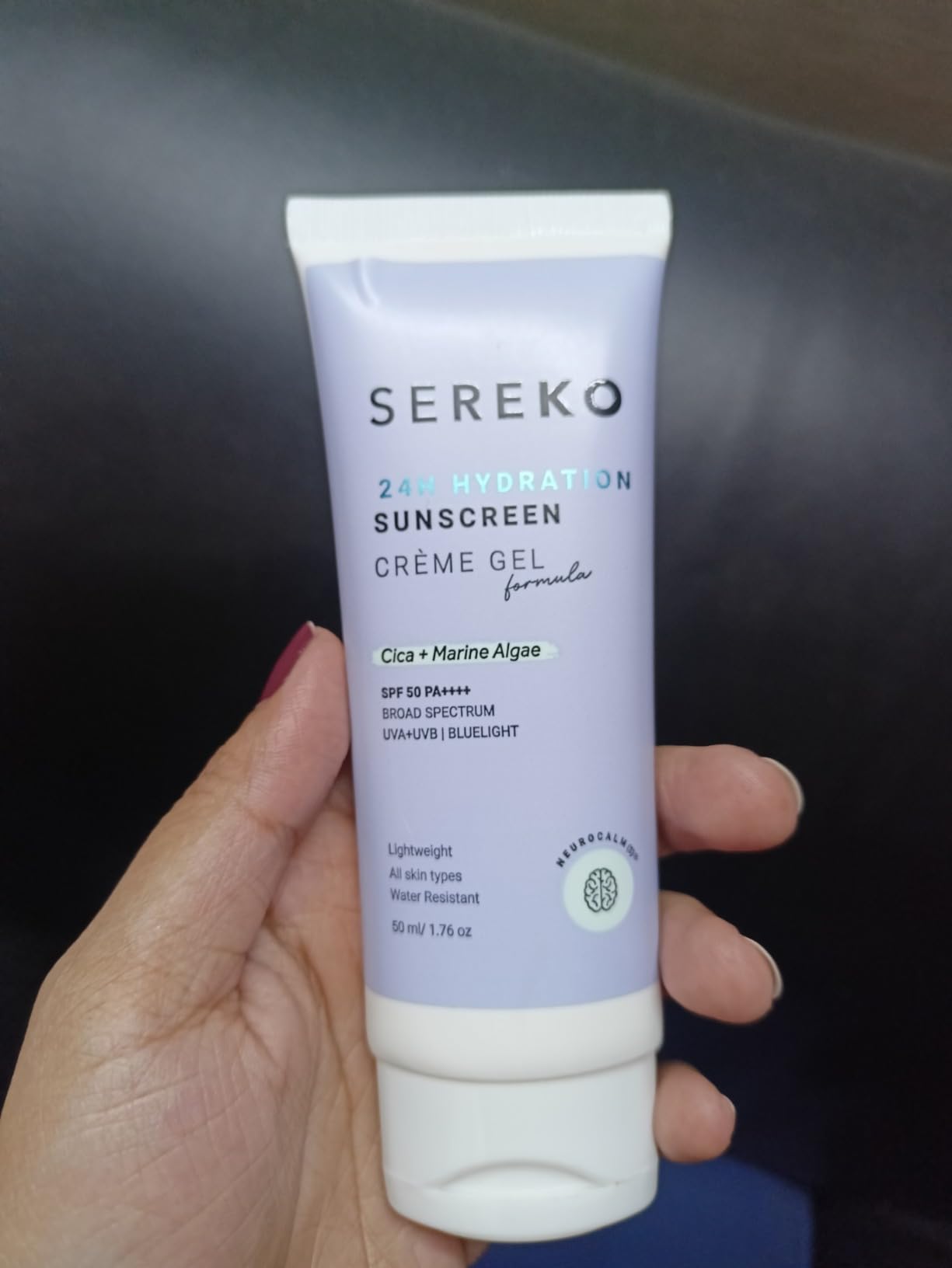 Sereko Sunscreen SPF 50 PA++++ Creme Gel with Zero White Cast for Women ...