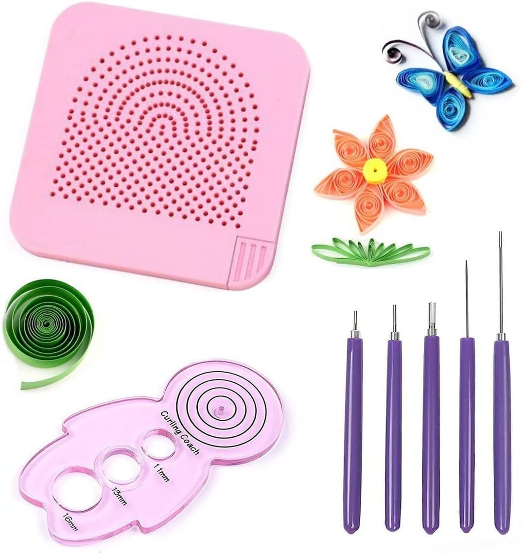 Amazon.com: Asayu 7 Sets of Quilling Tools Include 5 Sets of Quilling ...