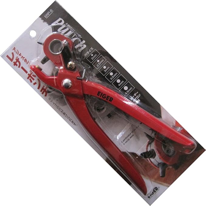 Amazon | アイガー(EIGER TOOL) アジャスタブルレザーポンチ ERP-6 | 皮ポンチ・ハトメ