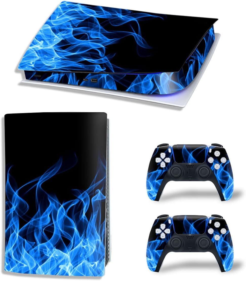 Blue Fire Vinyl Skin Sticker Decal for PS5 Digital Philippines | Ubuy