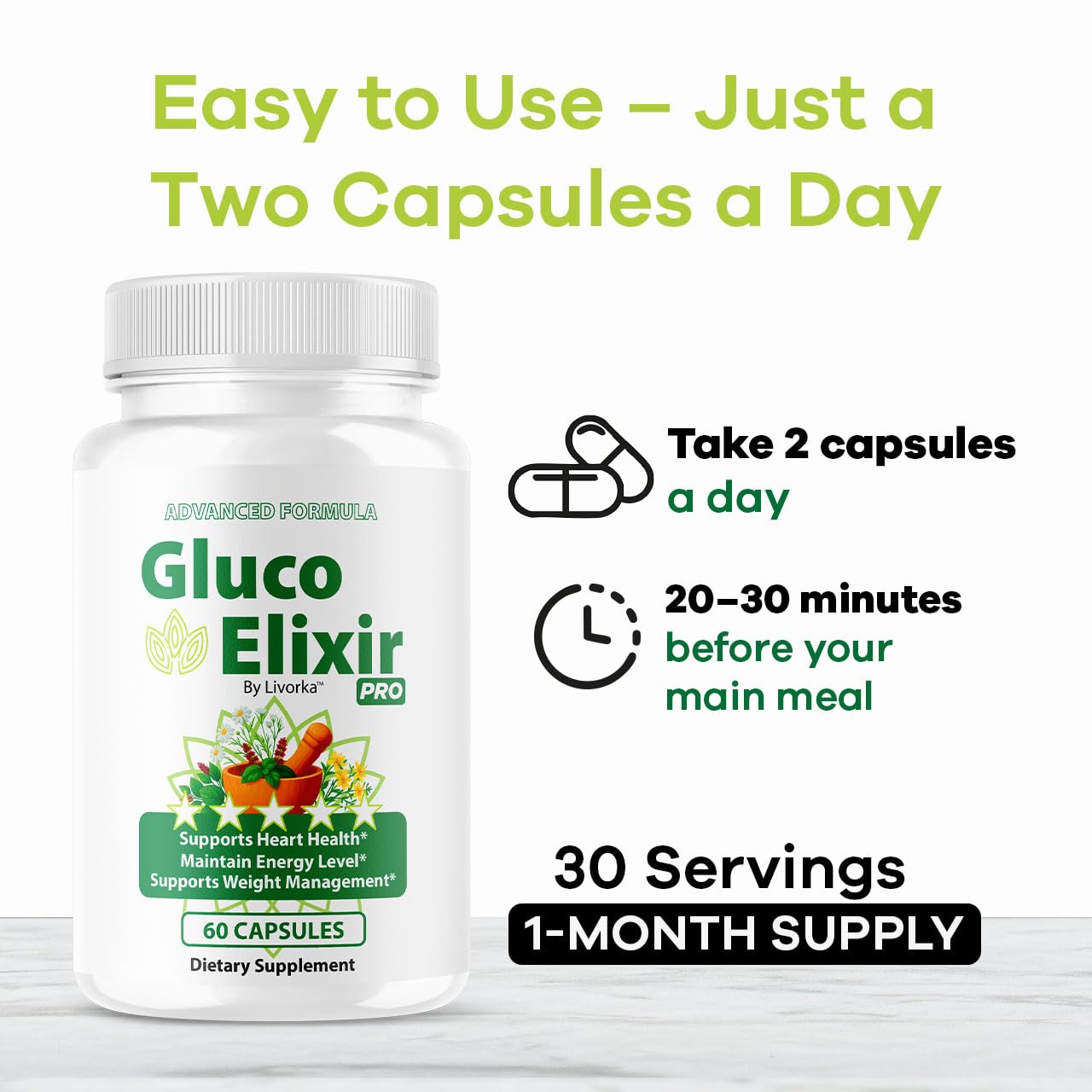 Snapklik.com : (3 Pack) GlucoElixir Pro Capsules - Official GlucoElixir ...