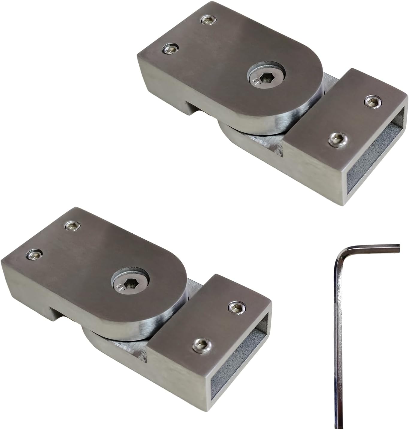 2 Pack Flat Handrail Accessories, Level Pivot Connector High Strength ...