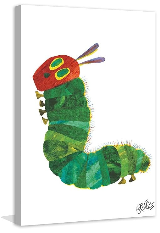 Eric Carle 'Playful Caterpillar' Painting Print on Wrapped Canvas, 20 ...