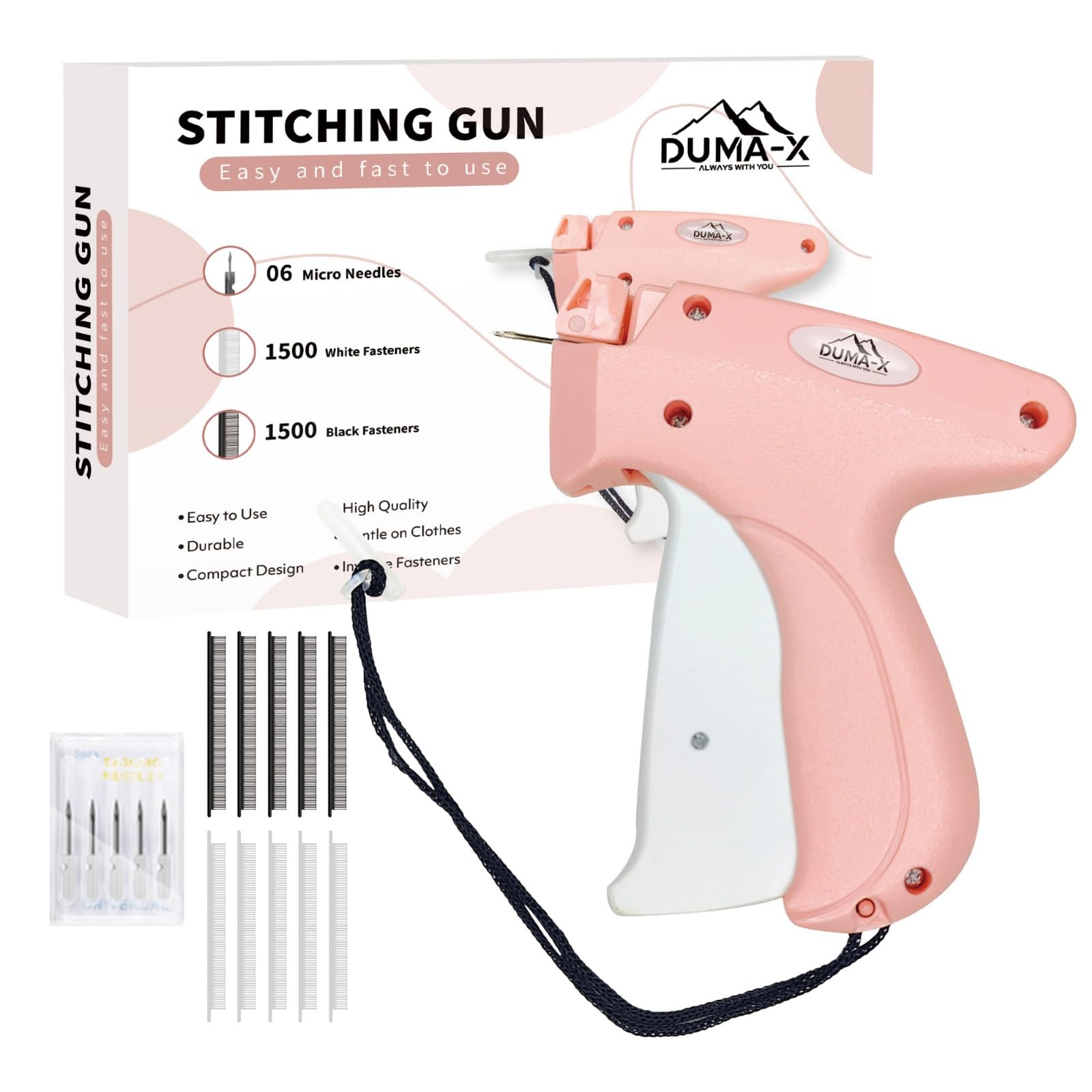 Amazon.com : DUMA-X Stitch Gun for Clothes - Tagging Gun for Clothing ...
