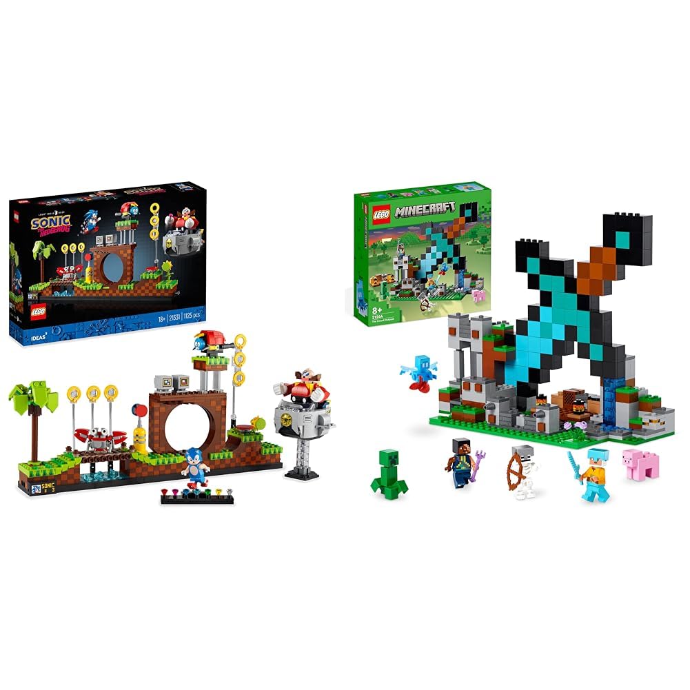 LEGO Ideas Sonic the Hedgehog – Green Hill Zone 21331 Building Kit ...