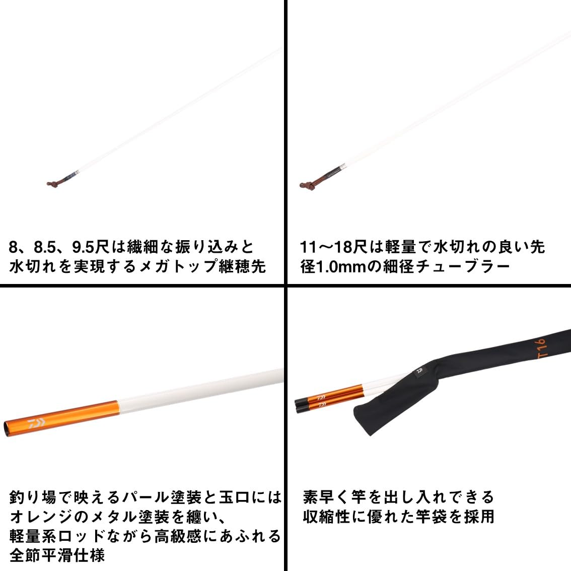 Amazon.co.jp: ダイワ(DAIWA) へら竿 HERA T 8 : スポーツ