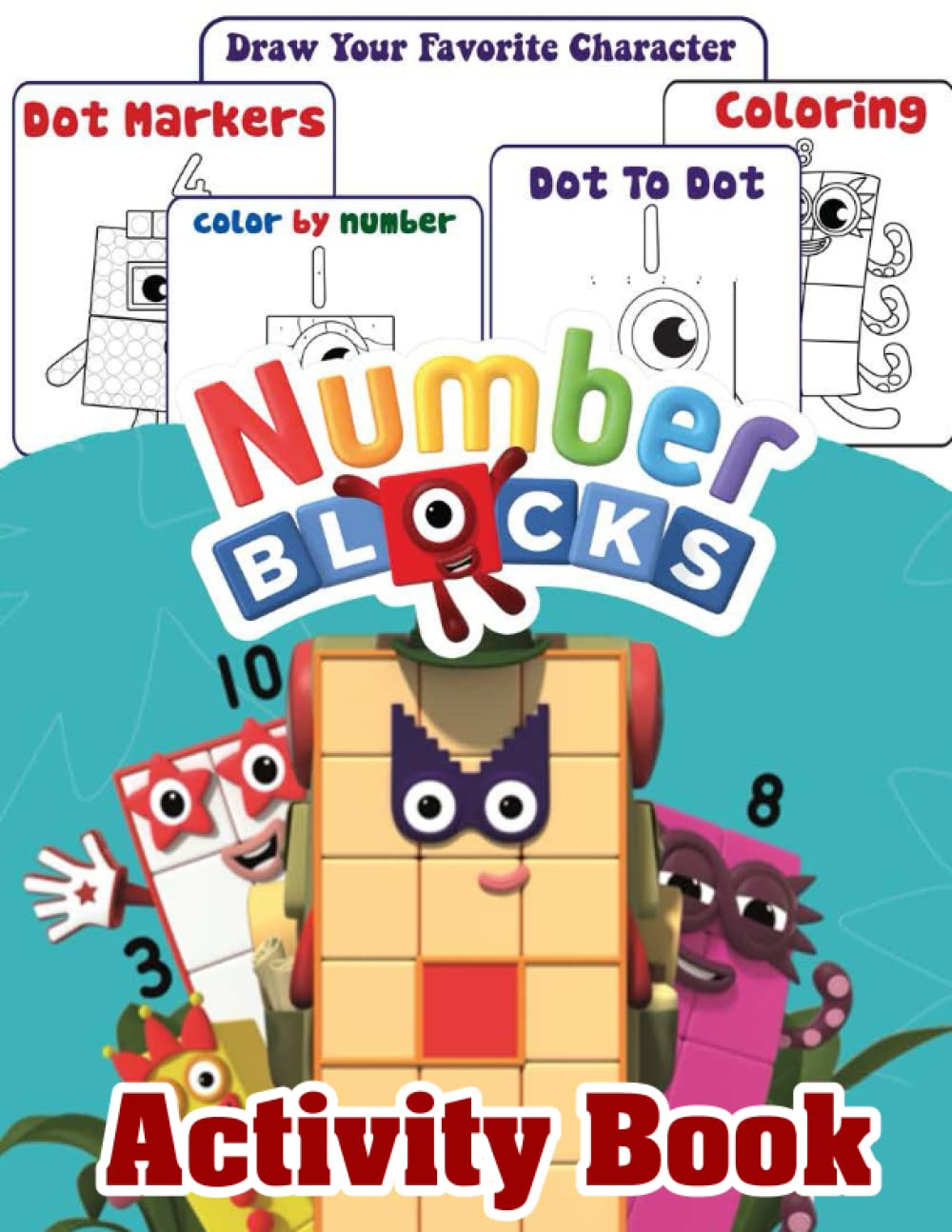Buy Numberblocks Activity Book Numberblocks Coloring Activity Book 
