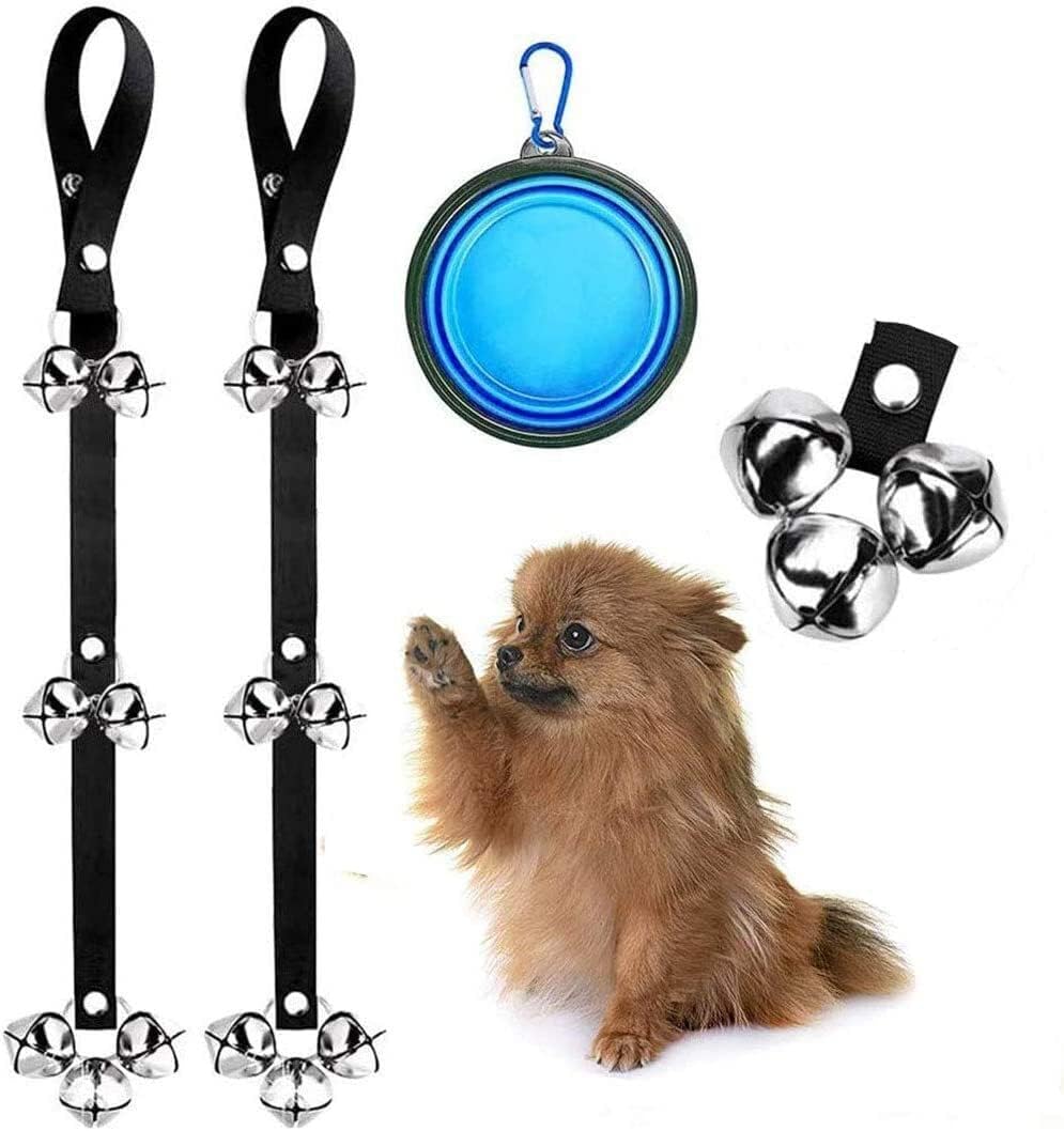 2 Pack Dog Doorbell Dog Bell Adjustable Dog Bells Potty Training ...