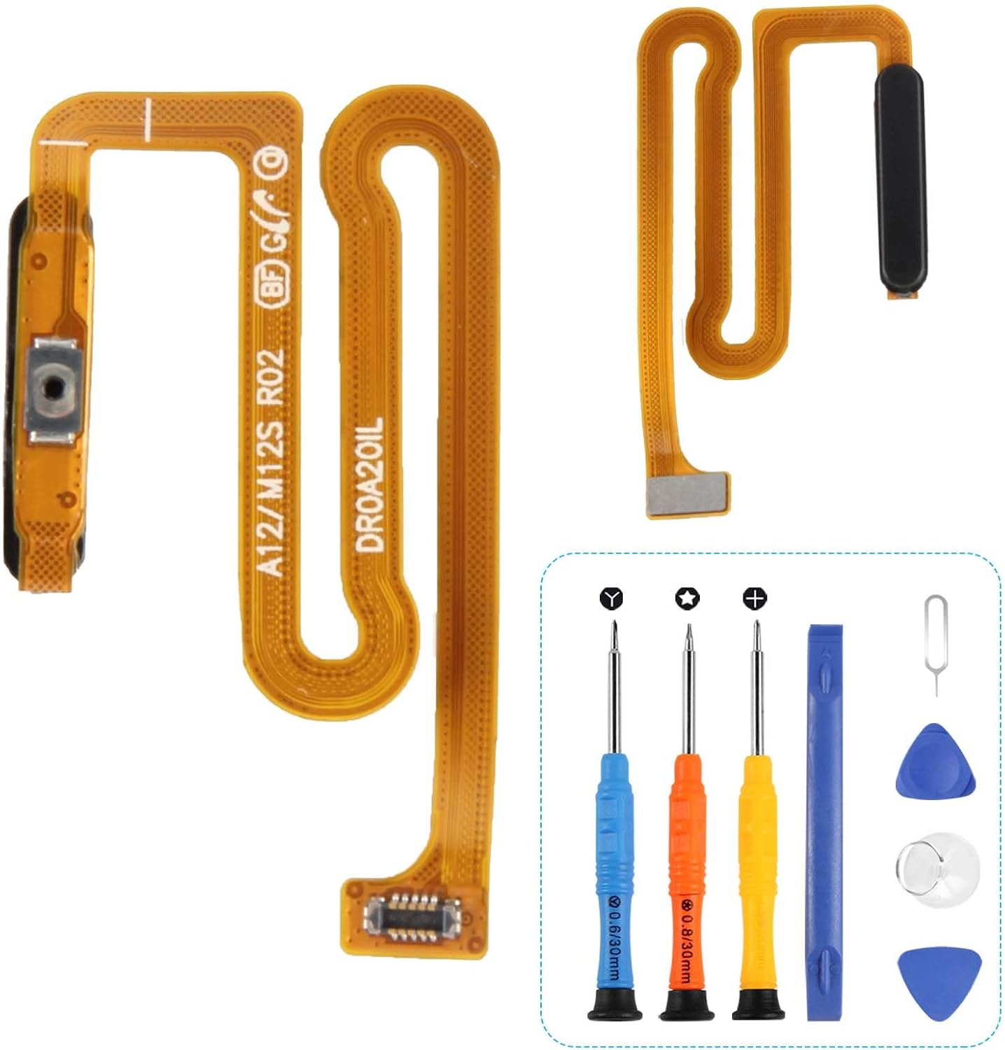 Amazon.com: Fingerprint Sensor Flex Cable for Samsung Galaxy A12 A125U ...