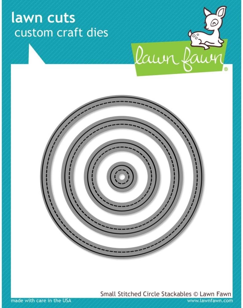 Amazon.com: Lawn Fawn Lawn Cuts Custom Craft Die - Small Stitched ...