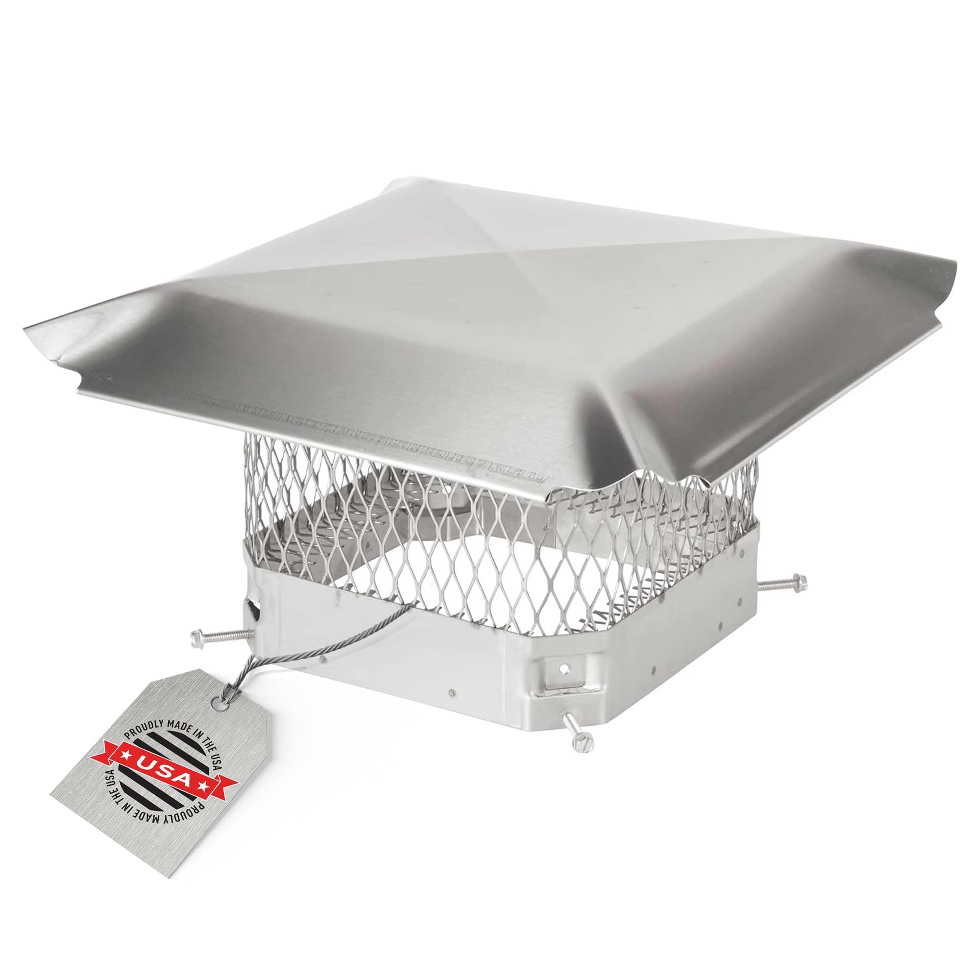 Amazon.com: HY-C Stainless Steel Chimney Cap - HY-Guard HGSS99 Bolt-On ...