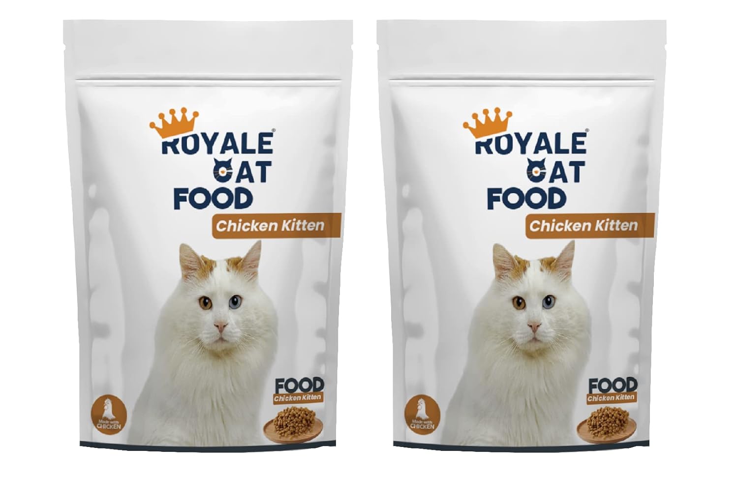 ROYALE CAT Kitten Dry Food Complete Food for Kittens Chicken Flavour 1 ...