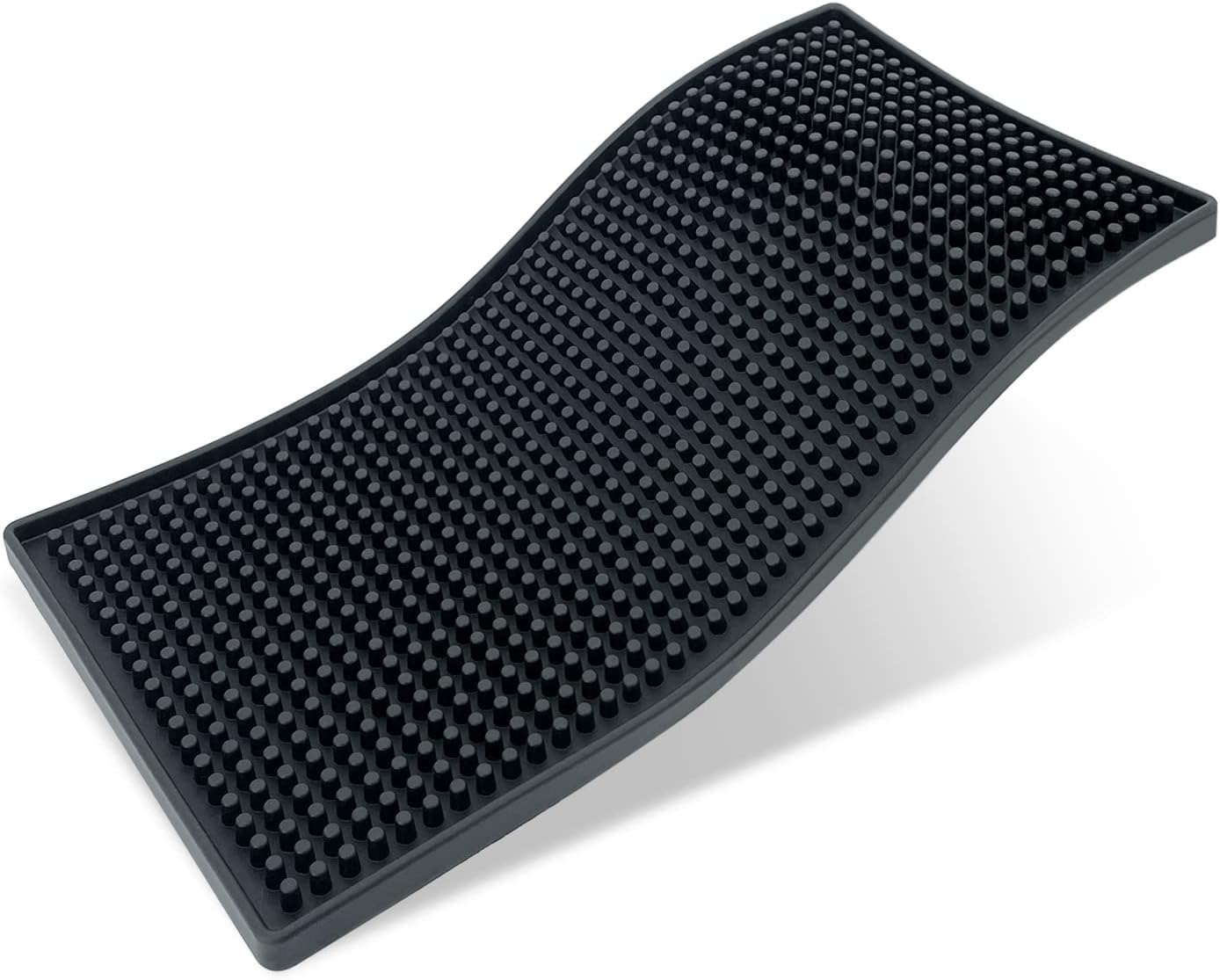 Bar Mat, Black Coffee Drying Mat PVC Bar Service Mat Non Slip ...