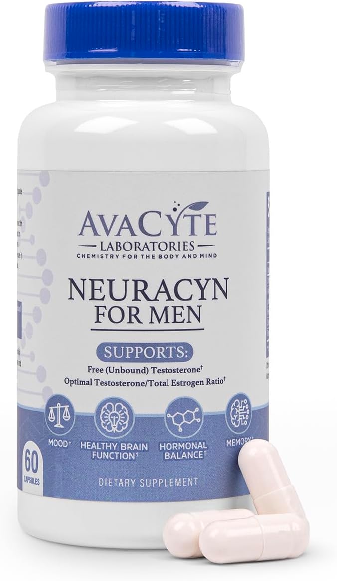 Amazon.com: NeuraCyn for Men Androgen and Cognitive Health Supplement ...