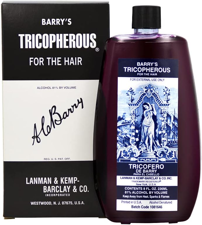 Amazon.com : Barry's Tricopherous for the Hair black 8oz : Beauty ...