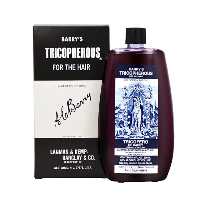 Amazon.com : Barry's Tricopherous for the Hair black 8oz : Beauty ...