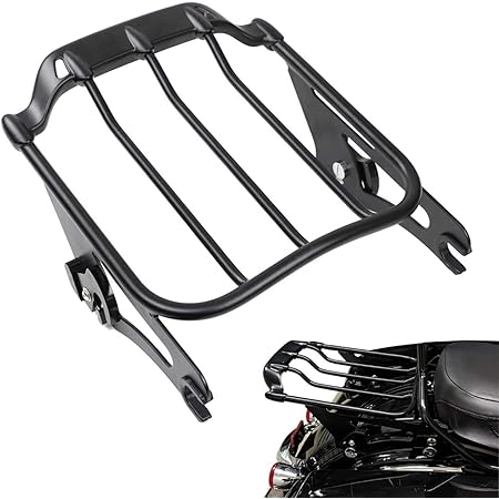 Amazon.com: Generic Fit 2021 Street Glide Luggage Rack Harley Luggage ...