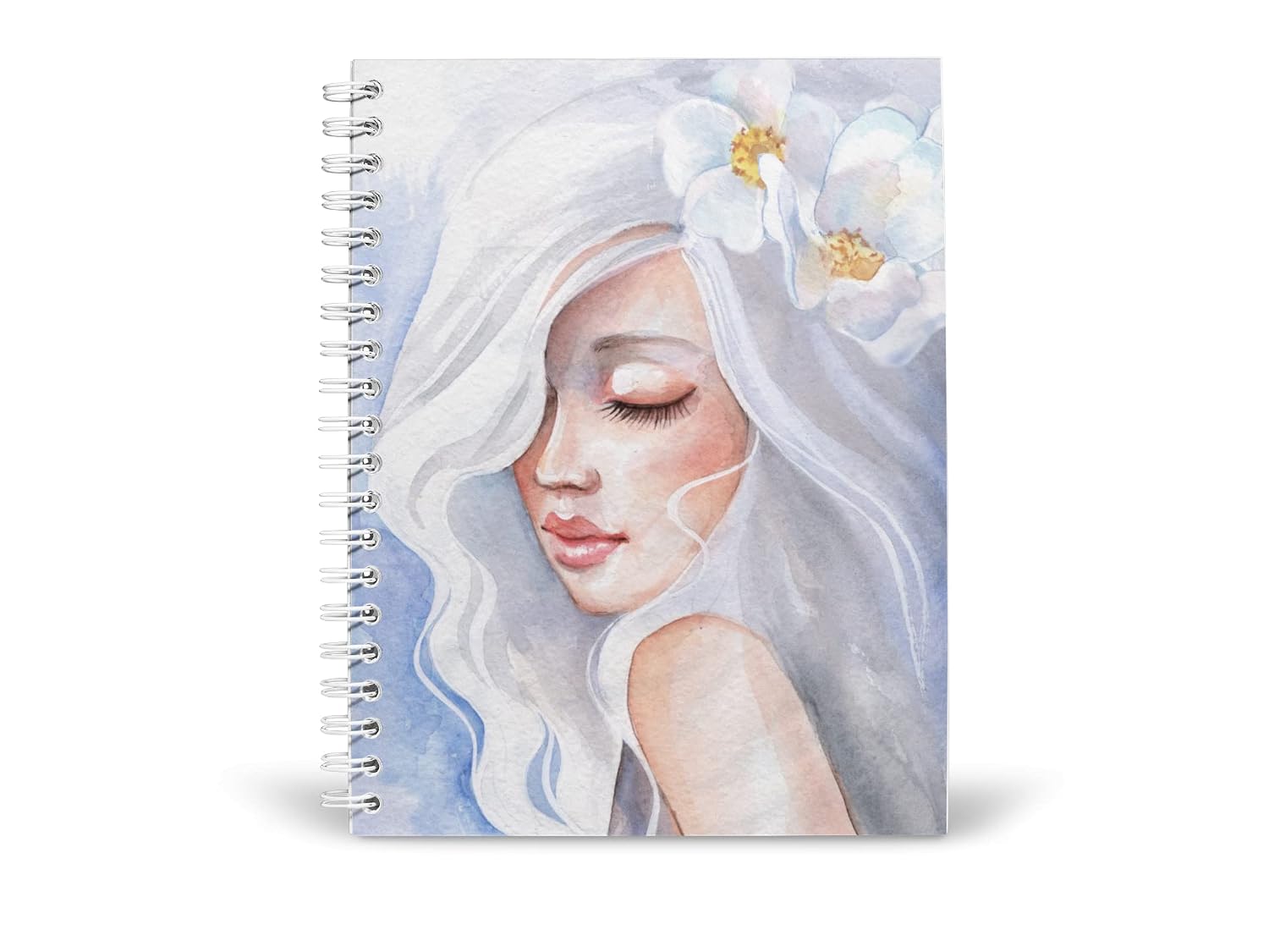 Gabrielle Beauty Journal Collection Journal/Notebook 5.5x8.5 Coil Bound ...