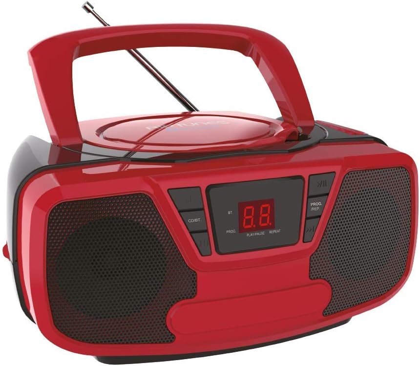 Amazon.com: GPX, Inc. Portable Top-Loading CD Boombox with AM/FM Radio ...