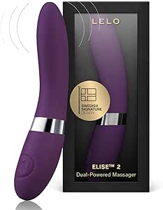 LELO Elise 2, G Spot Vibrator for Her, Sex Toy for Female, Waterproof Vibrator for Women with ...