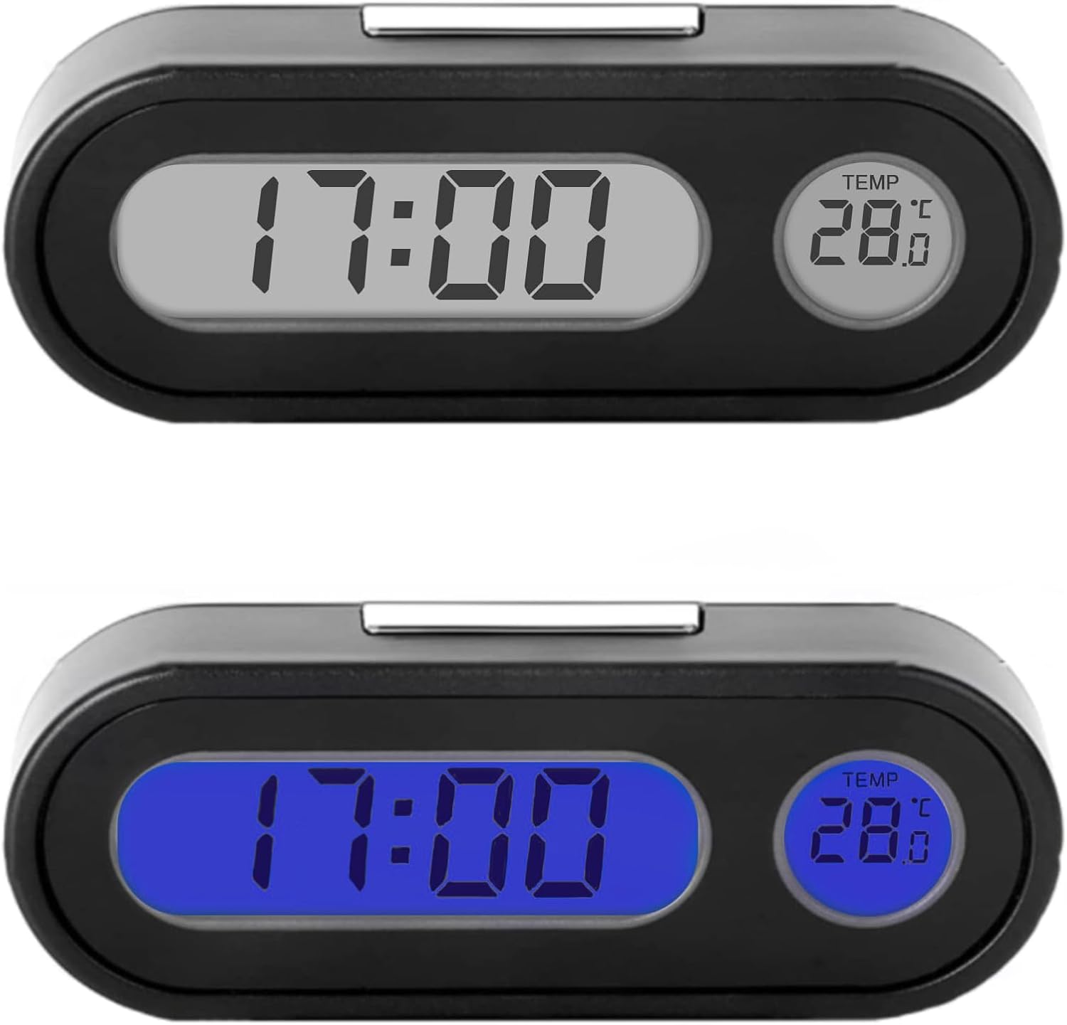 Amazon.com: Shudyer Small Digital Clock/car Thermometer/car Clock with ...