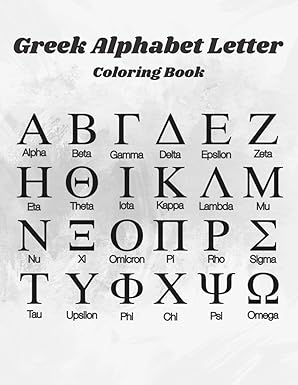 Greek Alphabet Letter & Coloring Book: Unlock the Ancient Wisdom ...