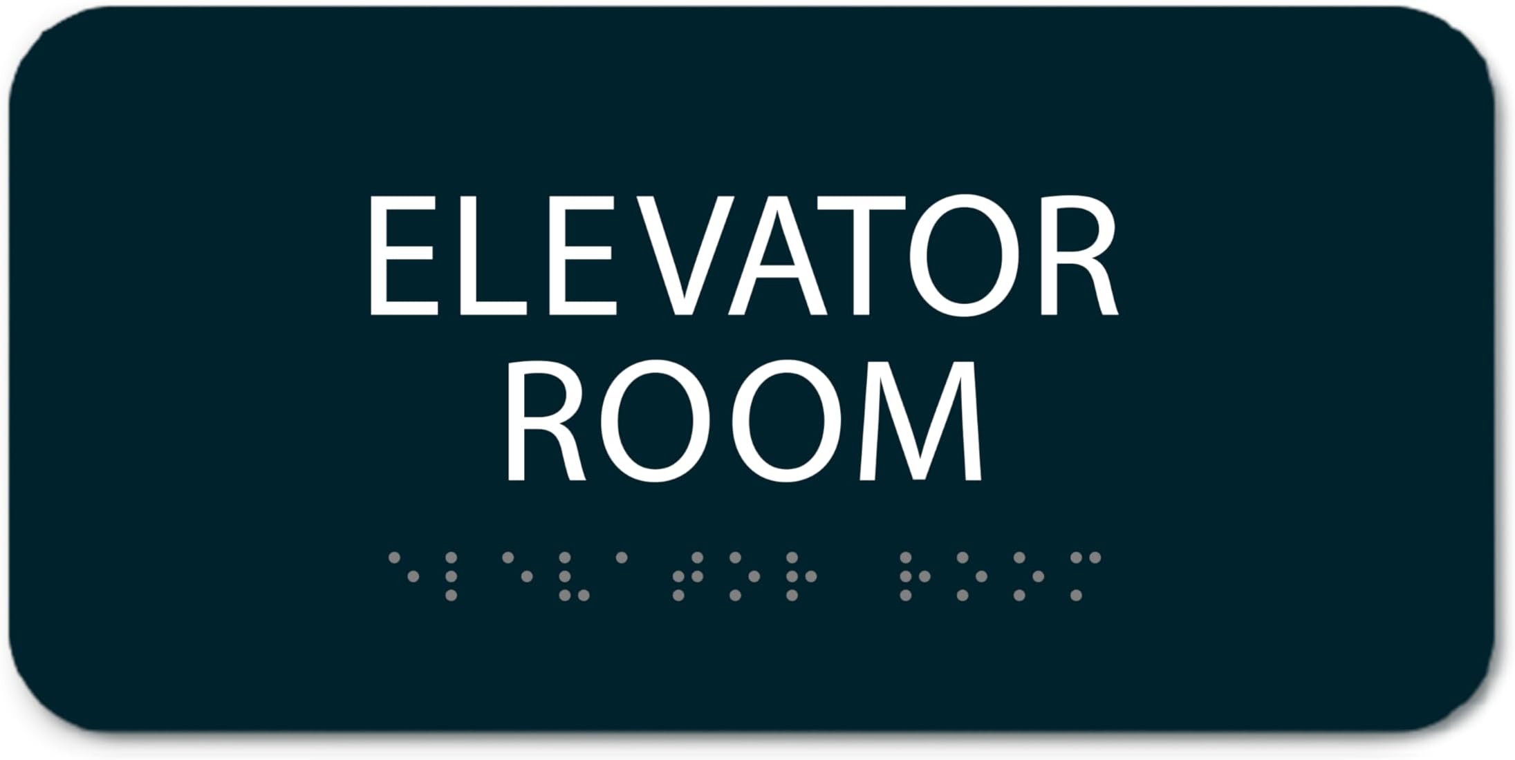 Amazon.com : ALPHA DOG ADA SIGNS -Elevator Room Sign with Braille for ...