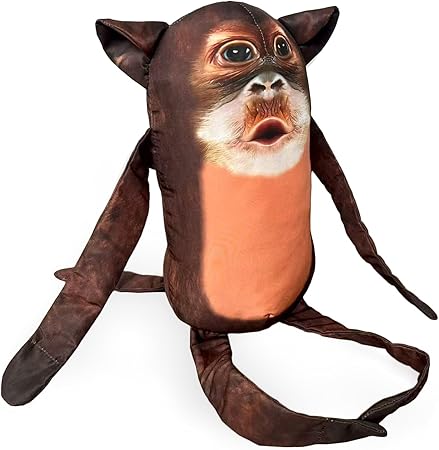 Amazon.com: Sekov Monkey Plush Toy Pillow, Hanging Monkey Plushie Soft ...