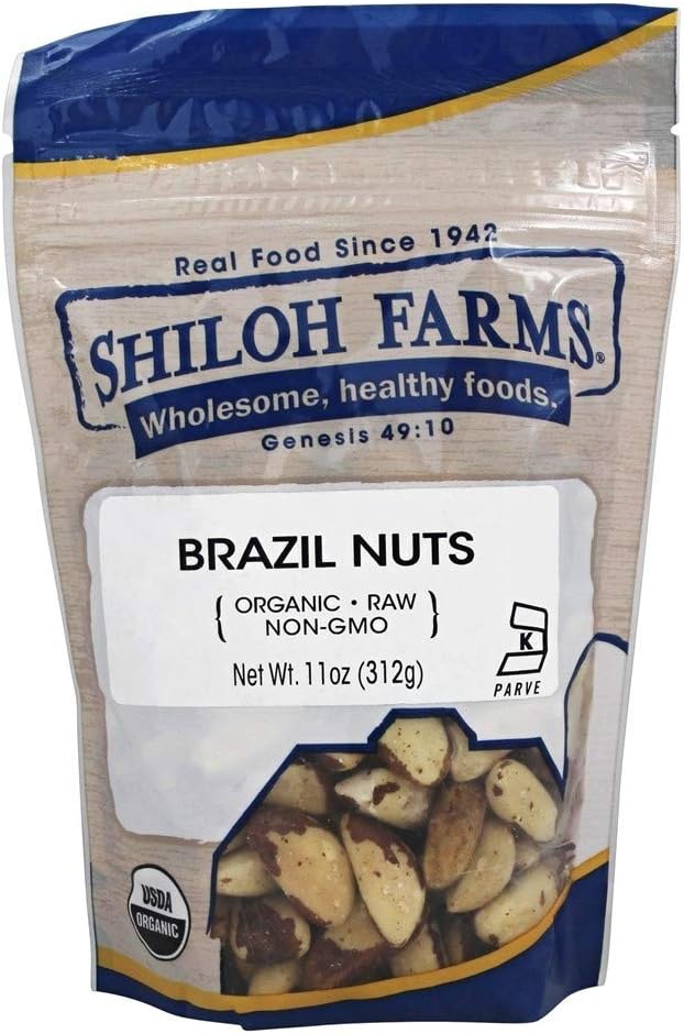 Amazon.com: TOC Organic Brazil Nuts 1-lb (16oz) Premium | Whole, Raw ...