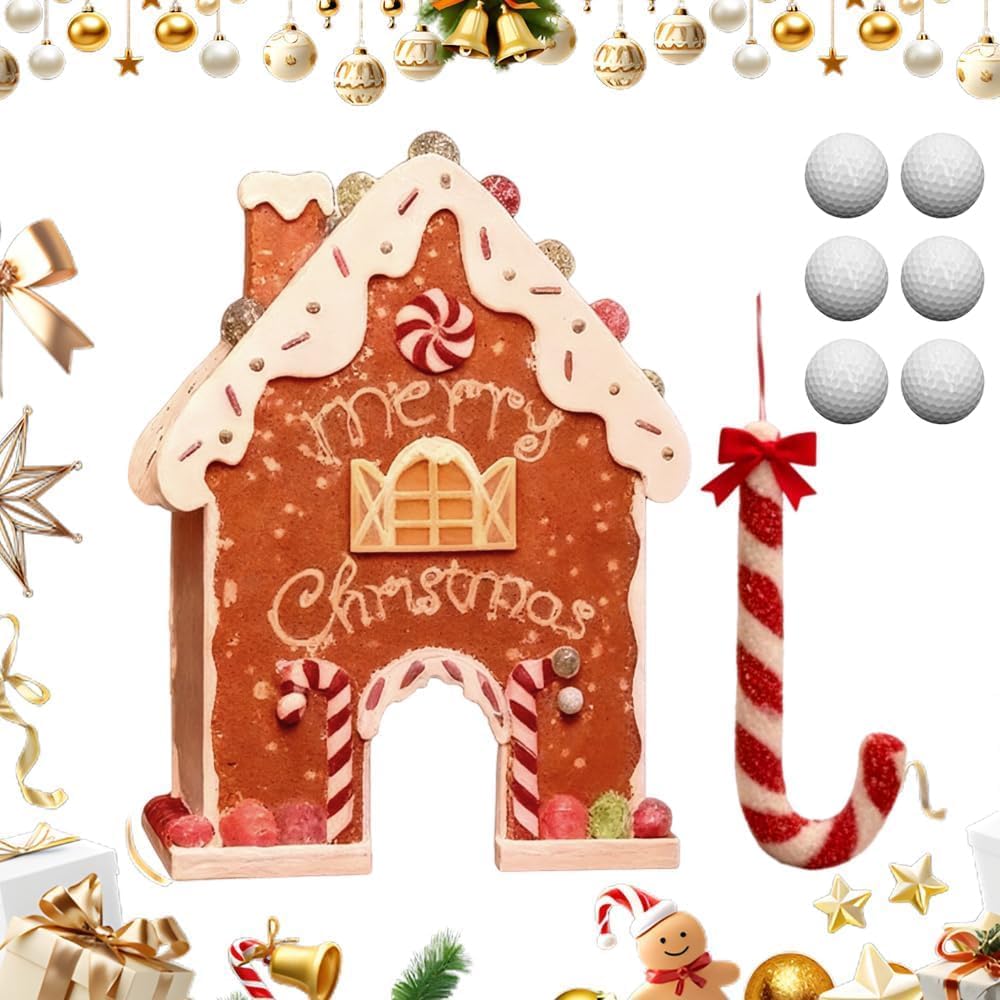 Amazon.com : Gingerbread House Golf Game Set 2026 New Candy Cane ...