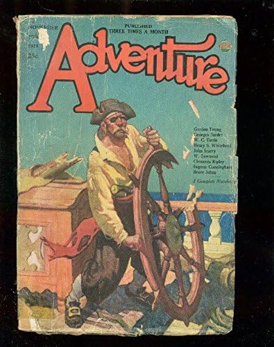 ADVENTURE PULP-11/10/23-W C TUTTLE-PIRATE COVER-RARE!! fair/good FR/G ...