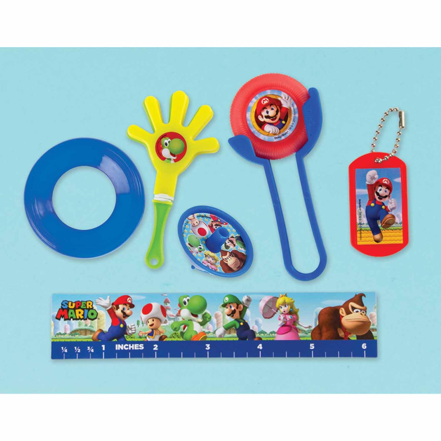 Amazon.com: Amscan Super Mario Brothers Mega Mix Value Pack | 11.25" x ...