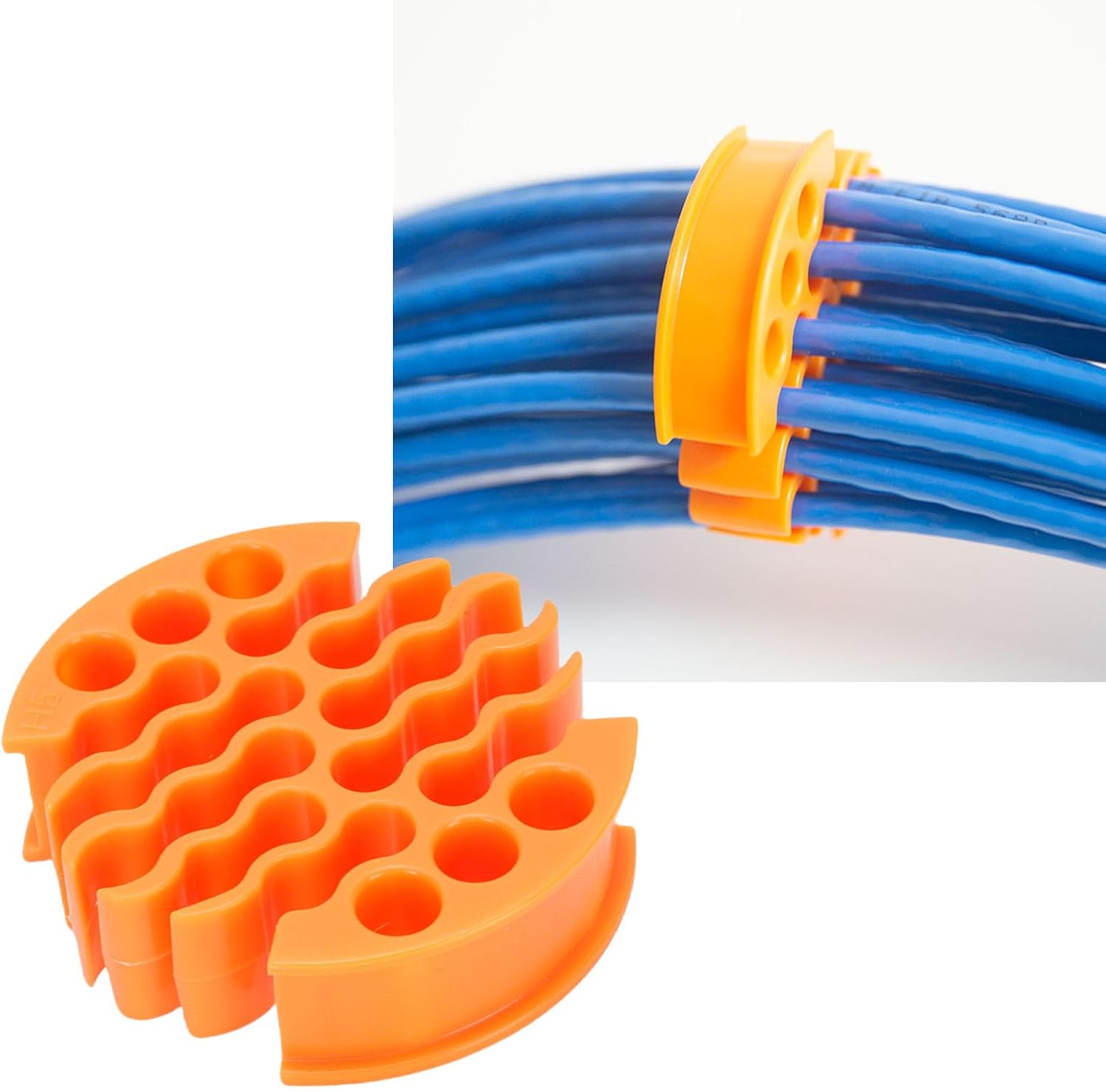 Wire Comb, 30 Holes Cable Management Organizer Tool with 0.28in Hole ...