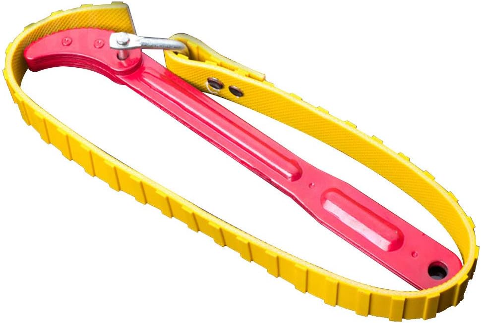 QWORK® 9" Belt Strap Wrench, Oil Filter Strap Wrench Opener Wrench with ...