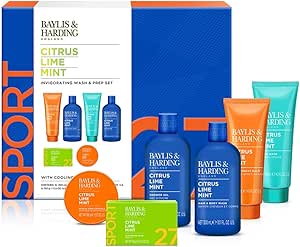 Baylis & Harding Citrus, Lime & Mint Men's Invigorating Shower & Prep ...