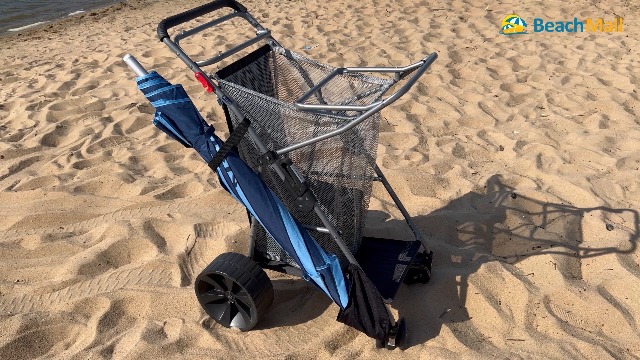 Watch Wonder Wheeler Beach Cart with Big Wheels from BeachMall on ...
