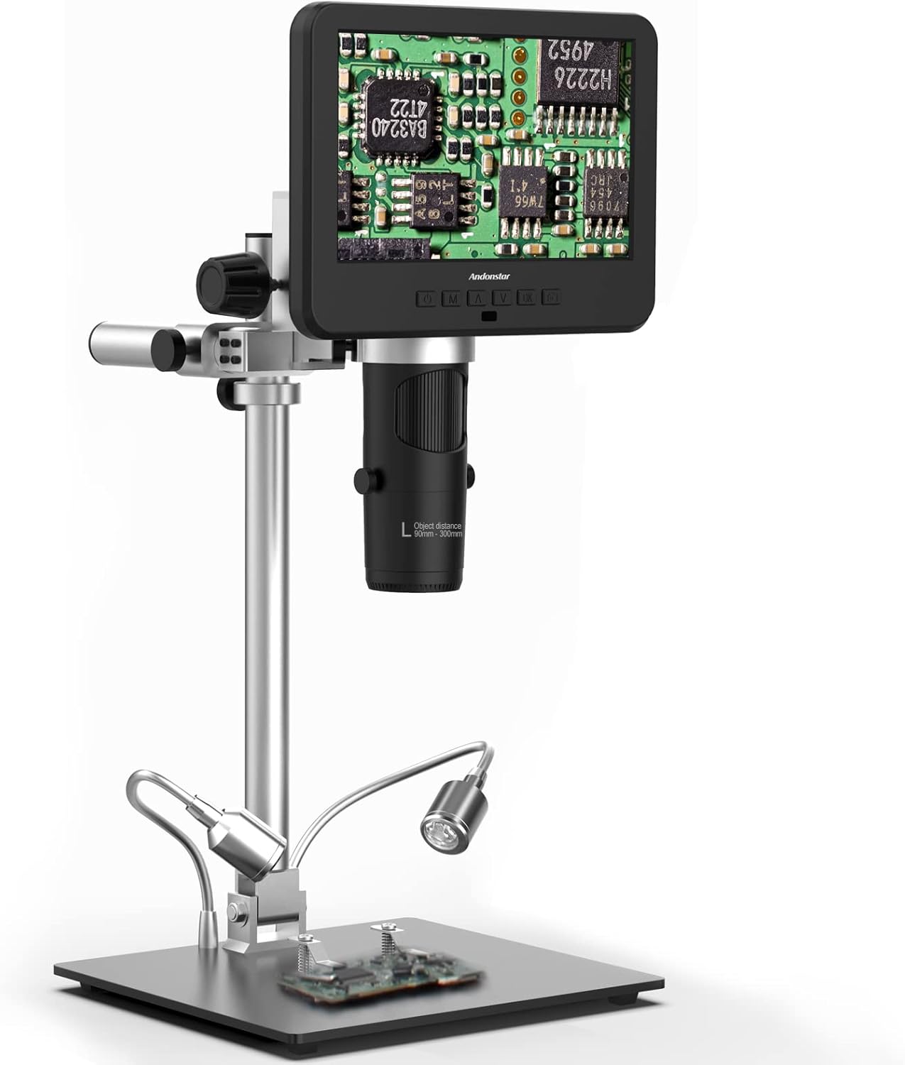 Andonstar AD246M 500X Digital Microscope for Adults,3 Lens 1080P ...