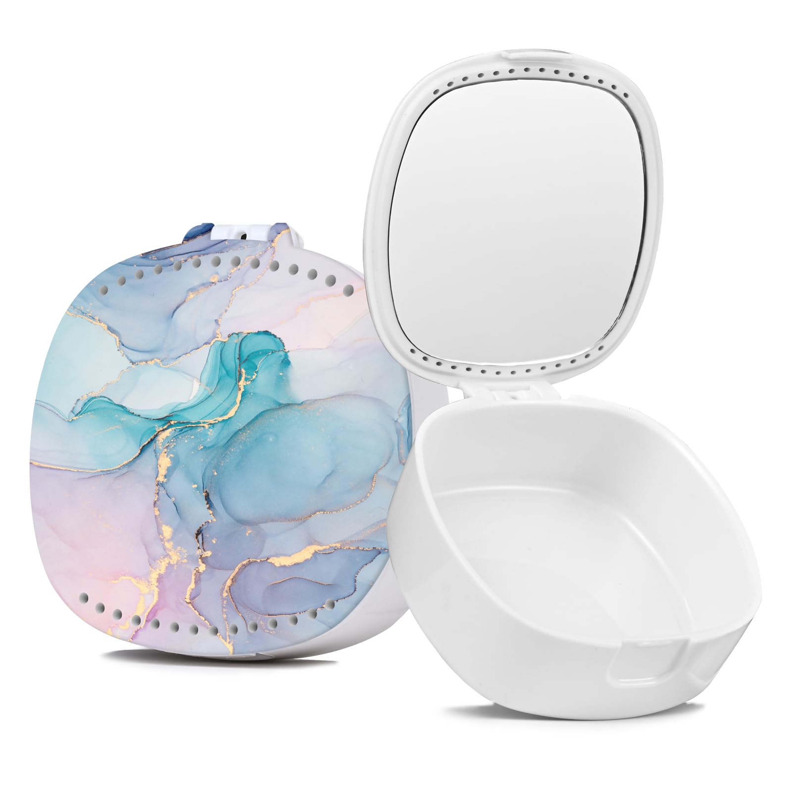 Amazon.com: TIHYWR Retainer Case,Mouth Guard Case,Denture Case, With ...