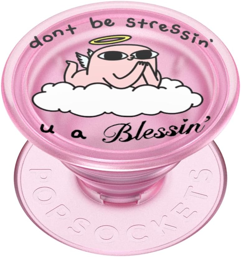 Amazon.com: Chococat Winking Face PopSockets Stand for Smartphones and ...