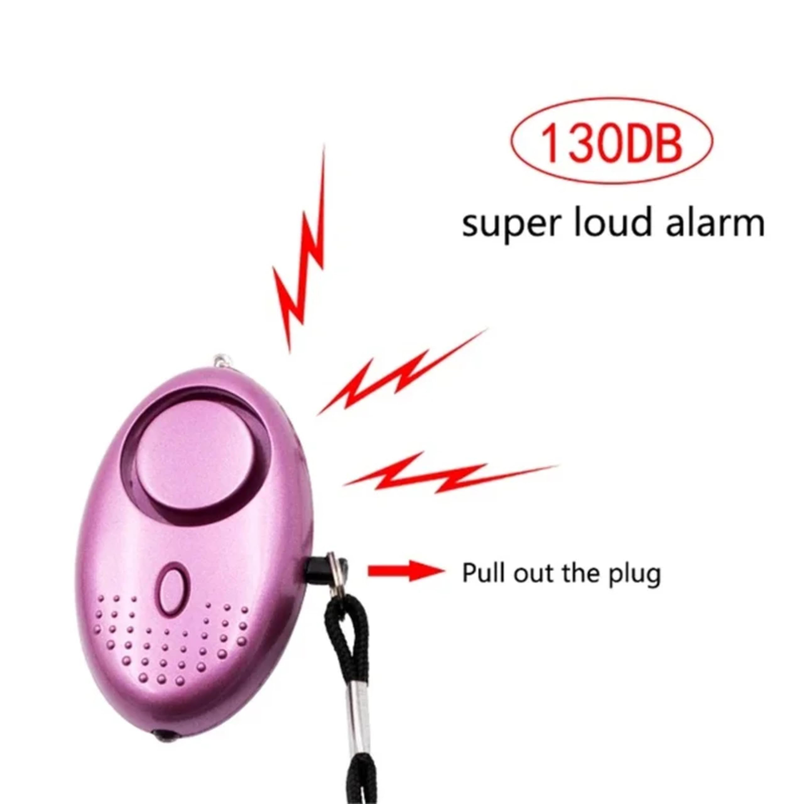 Personal Alarms For Women – 2 Pack Reusable Police Approved 150DB LOUD ...
