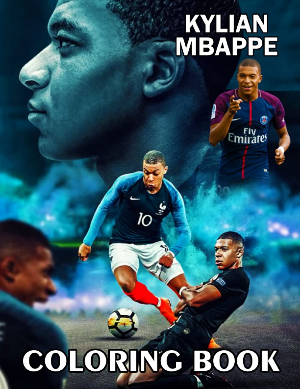 Buy Kylian Mbappe Coloring Book: An Amazing Coloring Book With Lots Of ...