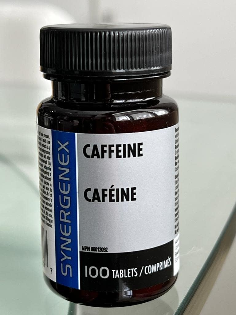 Synergenex Caffeine, 200 milligrams, 100 Tabs Promotes Alertness ...