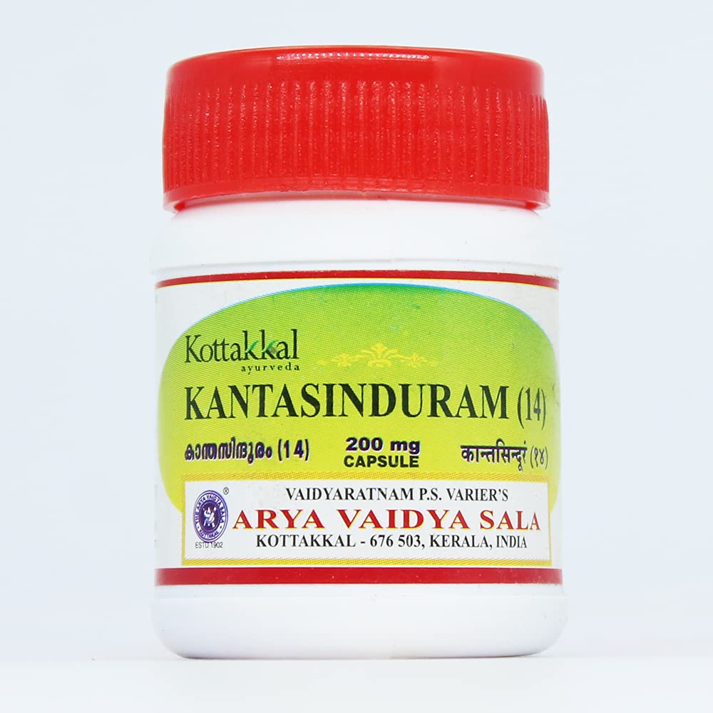 Buy Kantasinduram(14) Capsule-30 Capsules, (Pack Of 2), Of Arya Vaidya ...
