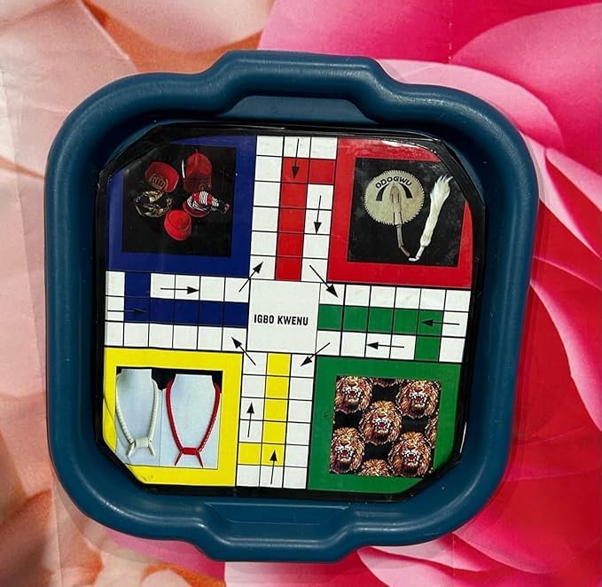 Amazon.com: Generic Igbo Ludo Board Game - Classical Dice Game - Africa ...