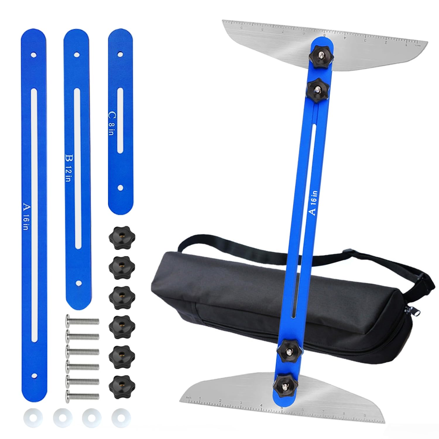 Snapklik.com : Stair Tread Template Tool - Stair Tread Measuring Tool ...