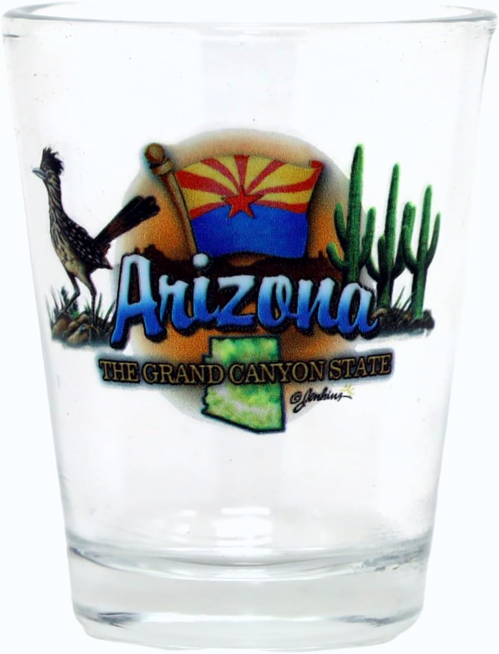 Amazon.com | World By Shotglass Arizona Grand Canyon State Elements ...