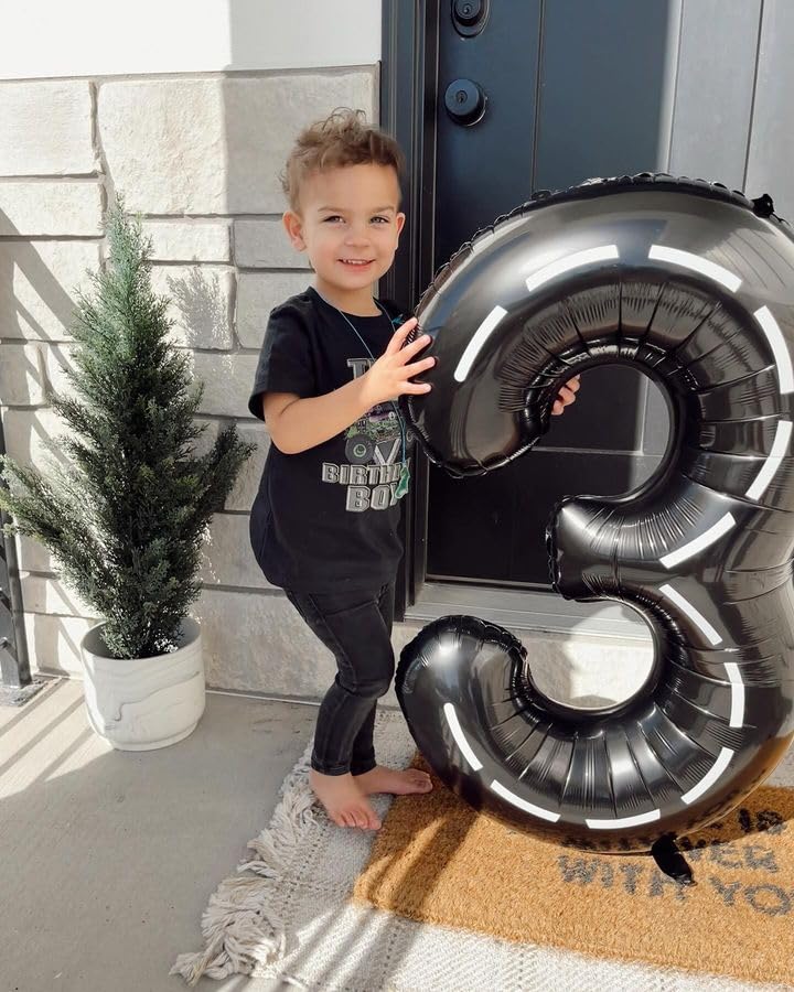 Snapklik.com : Race Car Number 30 Balloon 40 Inch, Black 30 Number ...