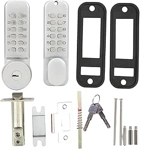Double Sided Mechanical Password Lock, Indoor Outdoor Gate Lock, 1 11 ...