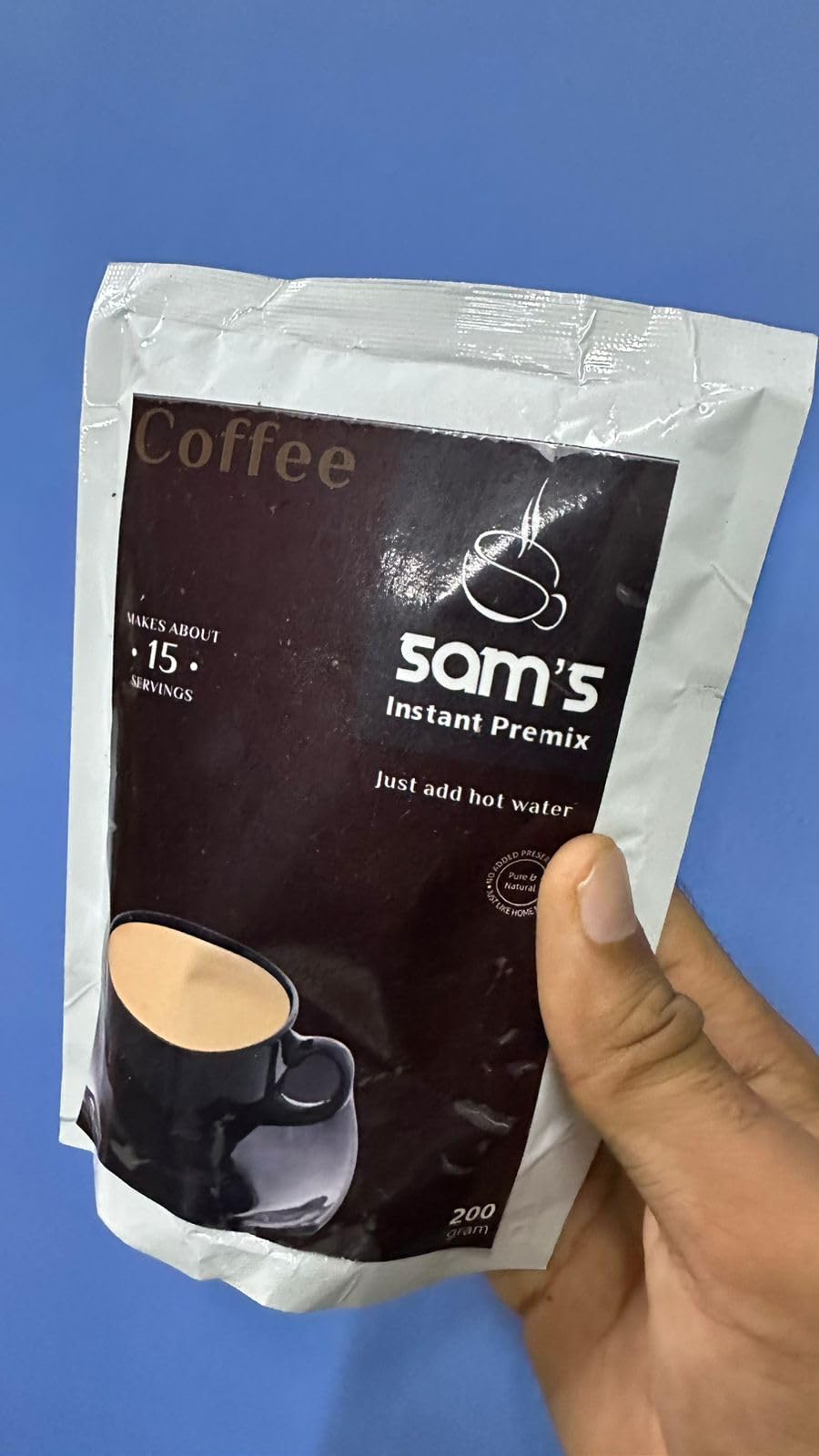Sams Instant Premix Coffee 1kg | Experience Intense Coffee Taste ...