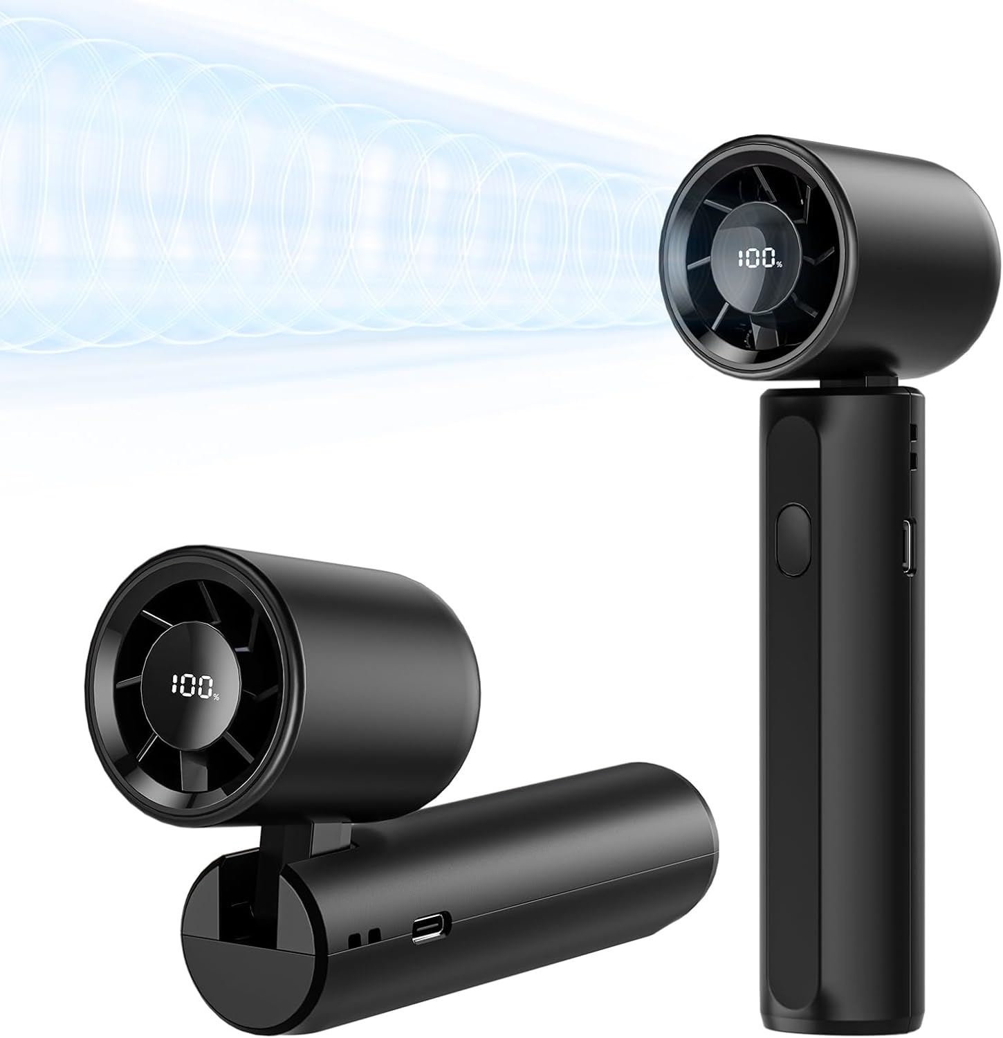 Amazon.com: DUOMIY Portable Handheld Turbo Fan, Mini Personal fan ...